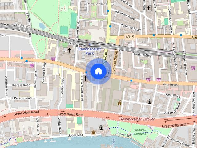 Hamlet Gardens, King Street, Hammersmith, W6