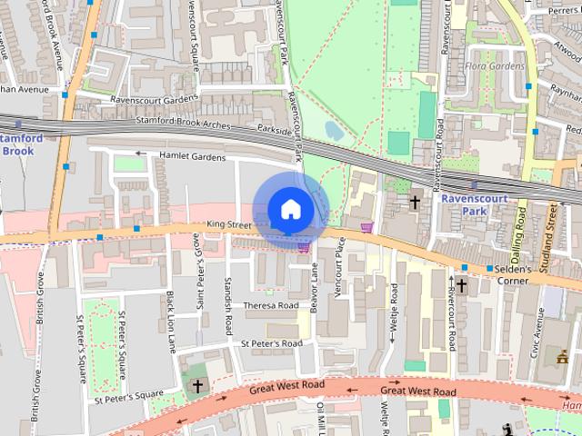Hamlet Gardens, King Street London W6