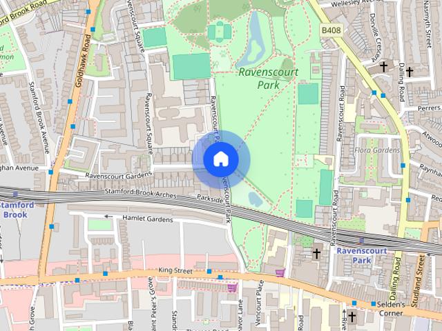 Hamlet Gardens, Ravenscourt Park, Hammersmith, W6