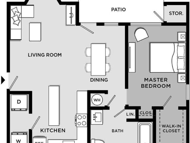 Hampton Astoria 1 Bedroom Apartment for Rent at 22901 Chenal Valley Dr, Little Rock, AR 72223