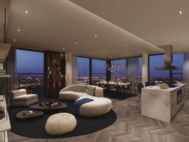 Hampton Tower, London E14 3 bed penthouse to rent £8,200 pcm £1,892 pw