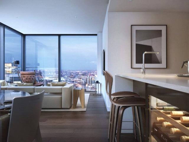 Hampton Tower, South Quay Plaza, Canary Wharf E14, 2 bed flat to rent, £4,333 pcm | PrimeLocation