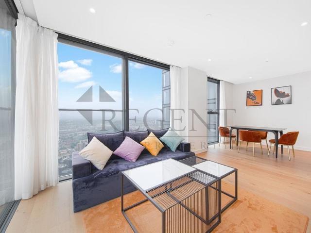 Hampton Tower, South Quay Plaza, E14 2 bed apartment to rent £4,636 pcm £1,070 pw