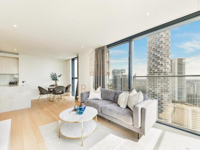Hampton Tower 32nd Floor, Canary Wharf E14, 2 bed flat to rent, £4,850 pcm | PrimeLocation