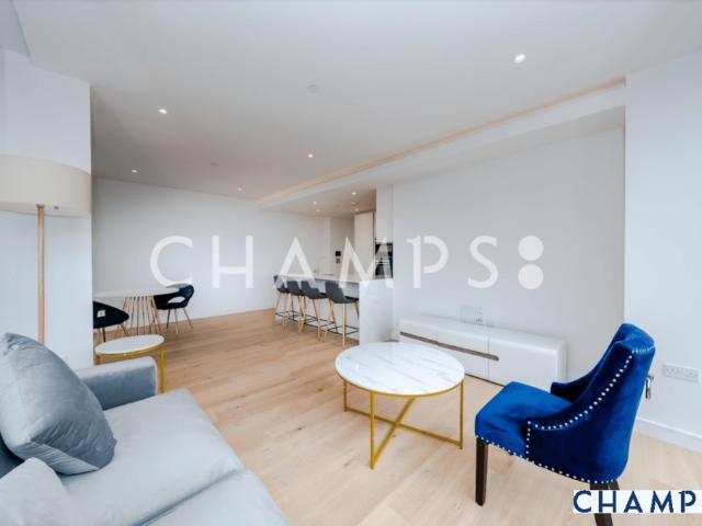 Hampton Tower, 75 Marsh Wall, London. 2 bed flat to rent £4,000 pcm £923 pw