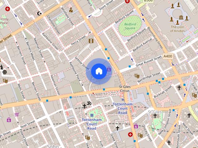 Hanway Place, Fitzrovia & Covent Garden