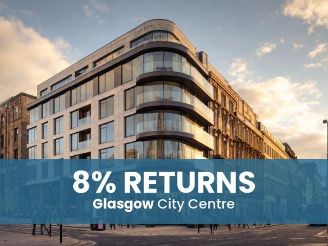 Hands Off Glasgow 1 Bed Apartment, Glasgow City Centre – 7.5% Rental Yields | Investment only