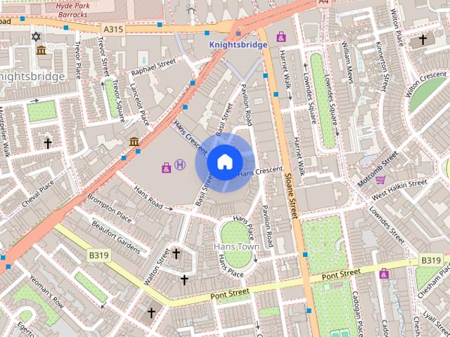 Hans Crescent Knightsbridge SW1X