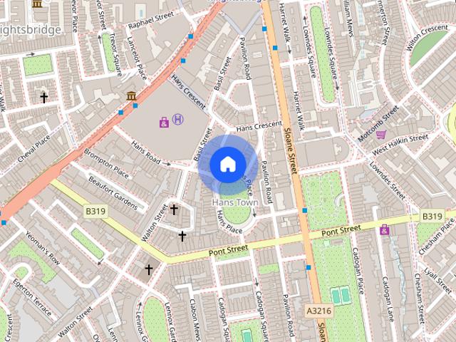 Hans Place, Knightsbridge, London, SW1X
