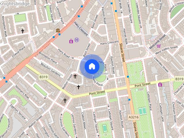 Hans Place, Knightsbridge, London, SW1X