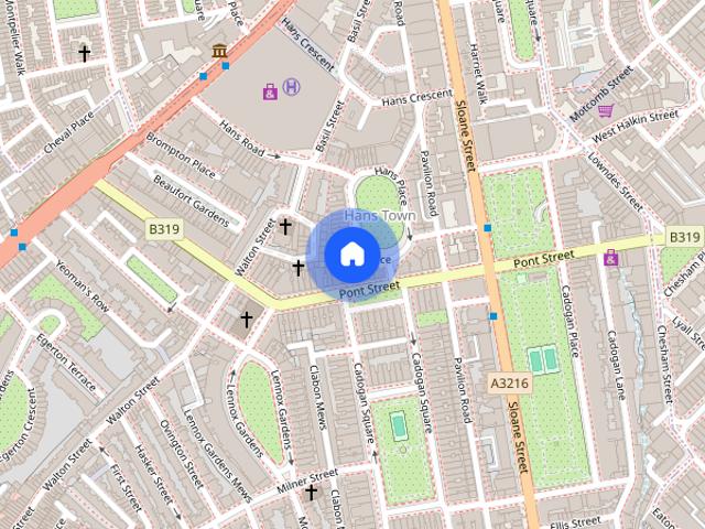 Hans Place, Knightsbridge, London, SW1X