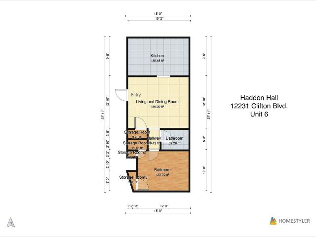 Haddon Hall 1 Bedroom Apartment for Rent at 12231 Clifton Blvd, Lakewood, OH 44107 Lakewood