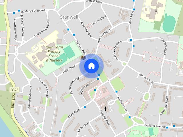 Hadrian Way, Staines upon Thames, Surrey, TW19
