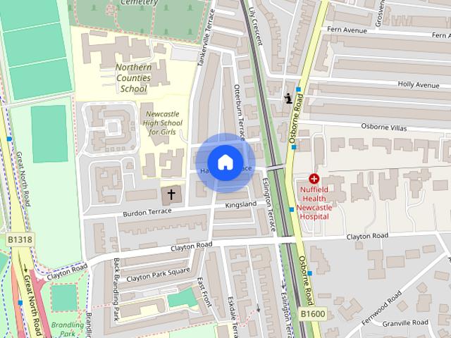 Haldane Terrace, Jesmond, Newcastle Upon Tyne, NE2