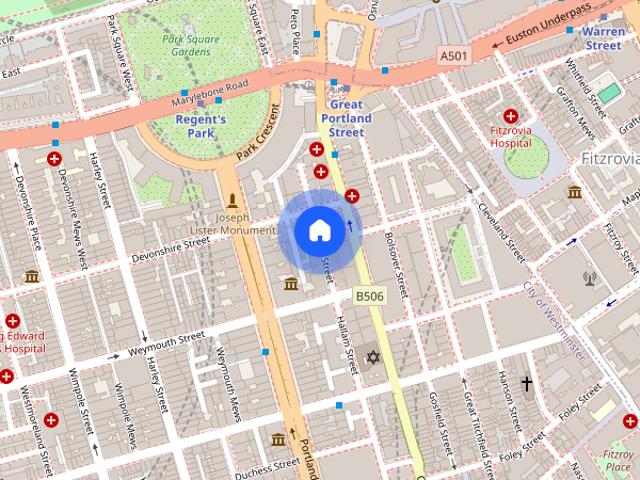Hallam Street, Marylebone, London, W1W