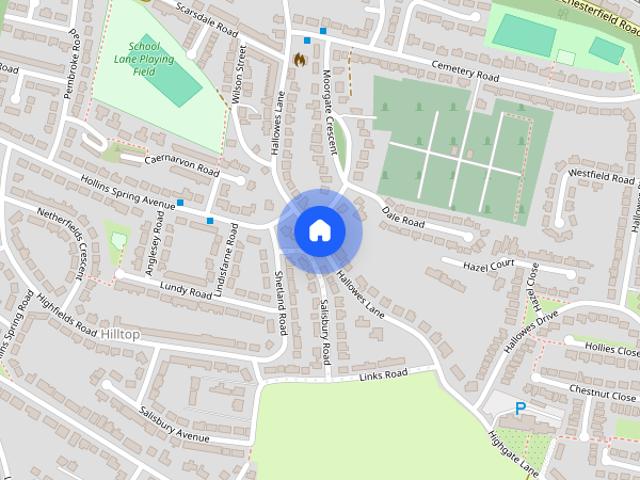 Hallowes Lane, Dronfield,S18