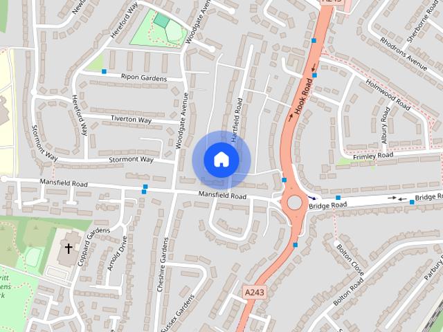 Hartfield Rd, KT9: 3 bed 2 rec 2 bath