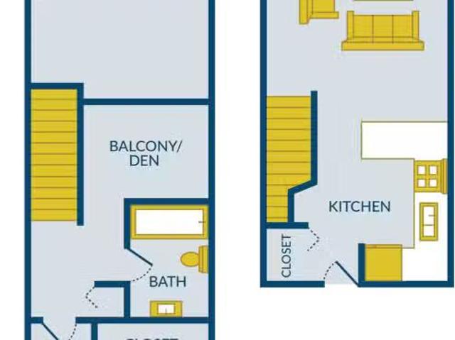 Harbor Pointe Apartments 1 Bedroom Loft