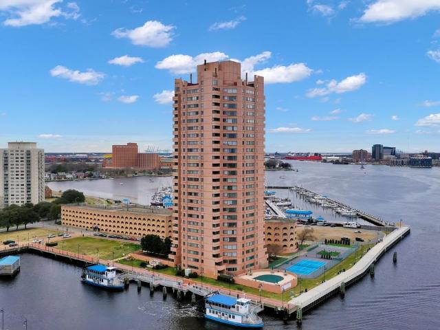 Harbor Tower Apartments 2 Bedroom Apartment for Rent at 1 Harbor Ct, Portsmouth, VA 23704