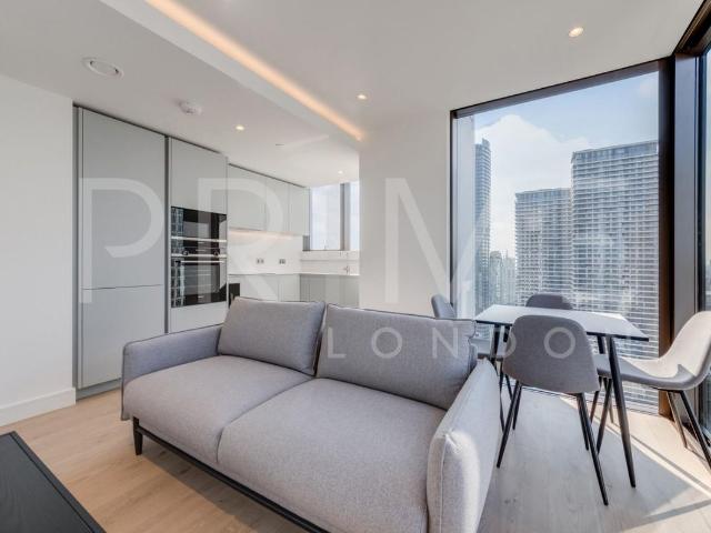 Harcourt Tower, South Quay Plaza, Canary Wharf E14, 2 bed flat to rent, £4,000 pcm | PrimeLocation