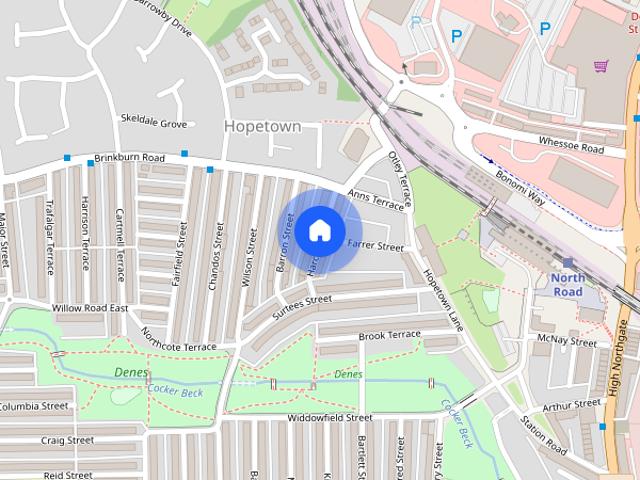 Harcourt Street, The Denes
