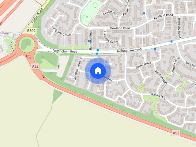 Harebell Gardens, Nottingham, NG13