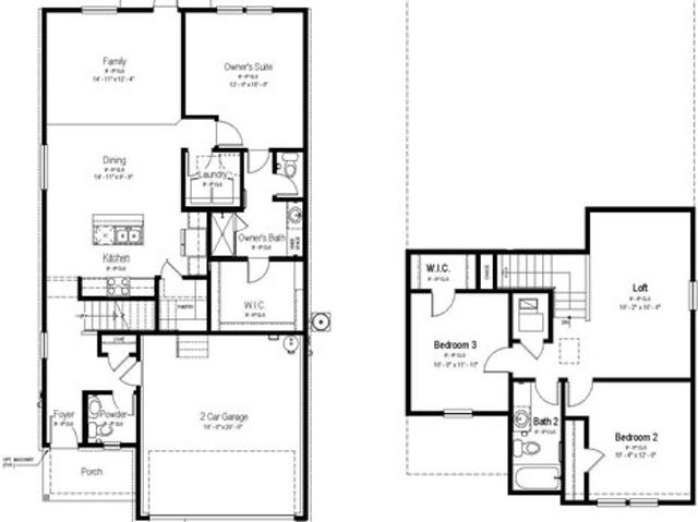 Harmony View Plan Talley Fields Community