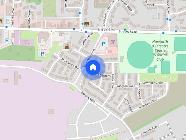 Harper Hill Gardens, Bircotes, Doncaster, Nottinghamshire, DN11
