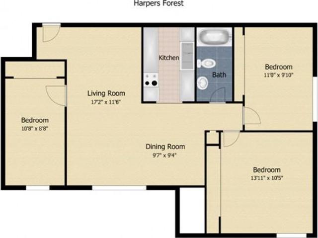Harpers Forest 2 Bedroom Apartment for Rent at 5980 Turnabout Ln, Columbia, MD 21044 Harpers Choice
