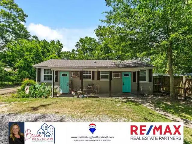 Hattiesburg, MS Duplex $700.00 Available August 2024 313.