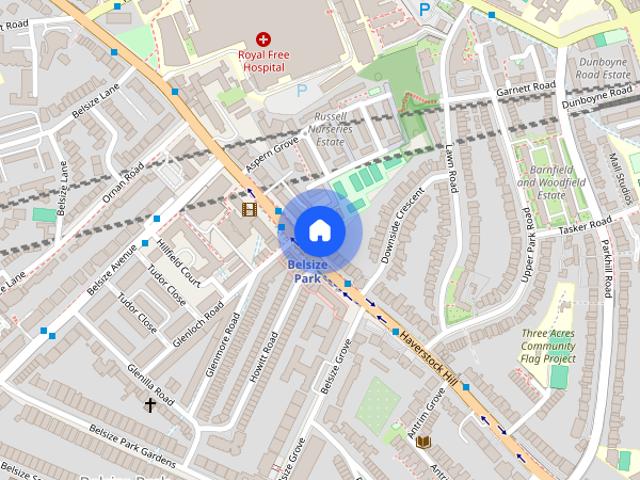 Haverstock Hill, Belsize Park, NW3