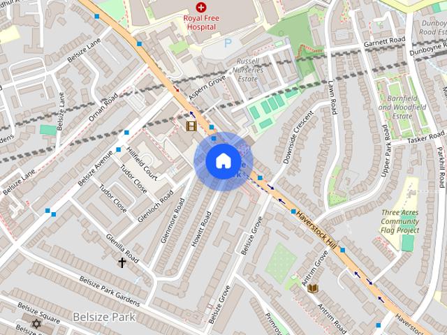 Haverstock Hill Belsize Park NW3