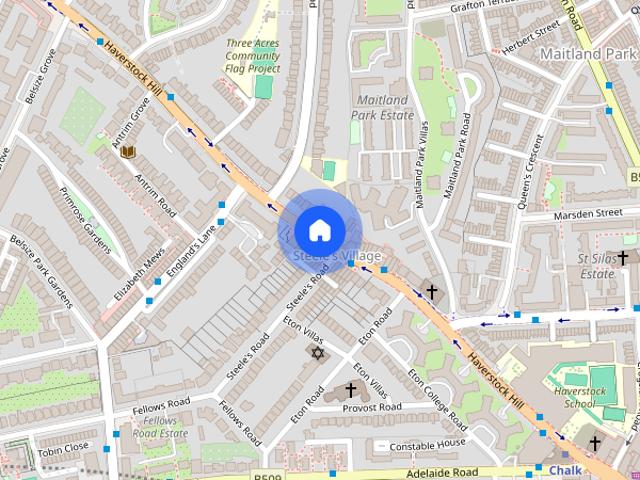Haverstock Hill, Belsize Park, NW3