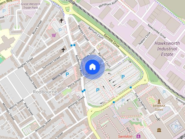 Hawkins St, Swindon, SN2