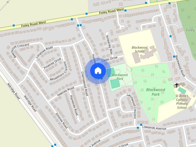Hazelwood Road, B74