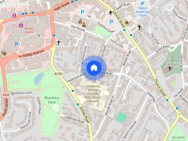 Heathcote Road Room 4, Epsom, Surrey, KT18