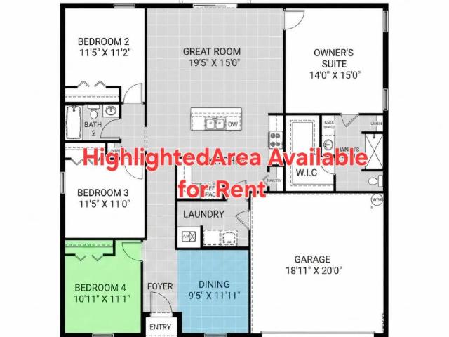 Headline: Semi Private Front Suite