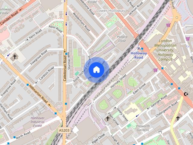 Heddington Grove, Islington, Holloway, London, N7