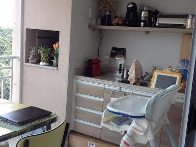 Helbor Spazio Vita bem localizado,decorado com ampla varanda c/ churrasqueira
