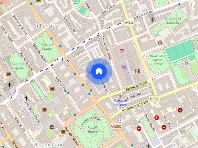 Herbrand Street, Bloomsbury
