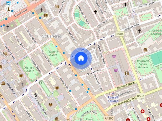 Herbrand Street, Bloomsbury