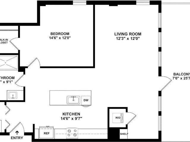 Heritage on the River 1 Bedroom Apartment for Rent at 298 W Monroe St, Dundee, MI 48131