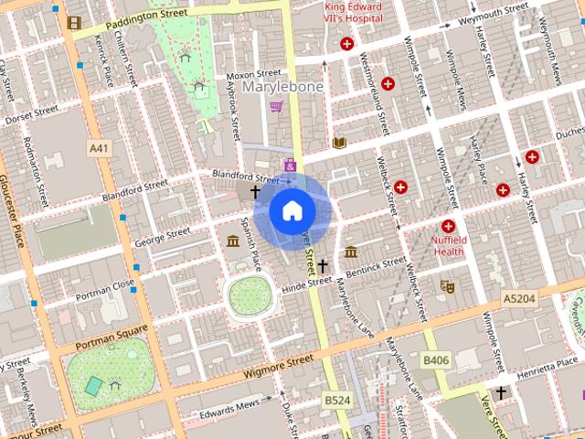 Heron Place, George Street, Marylebone Village W1U