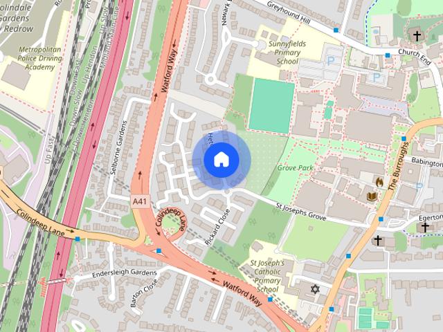 Heton Gardens, Tribune Court, NW4