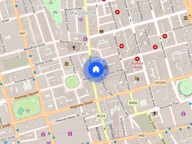 Hinde Street, W1U EPC rating E