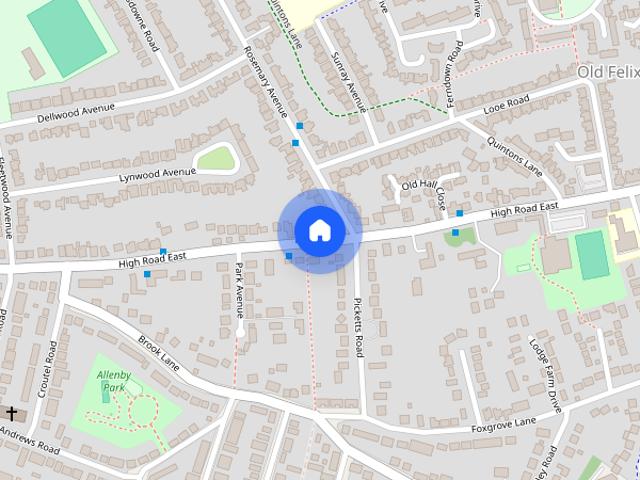 High Road East, Felixstowe, IP11