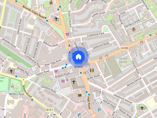 High Road, N22, Wood Green, London, N22