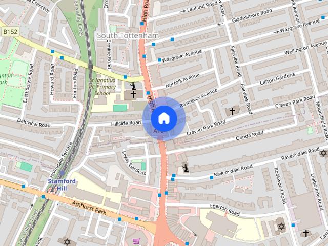 High Road, Stamford Hill, London, N15