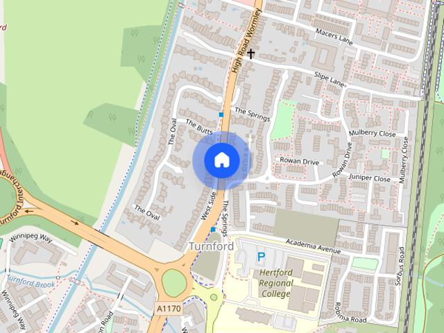 High Road, Turnford, BROXBOURNE