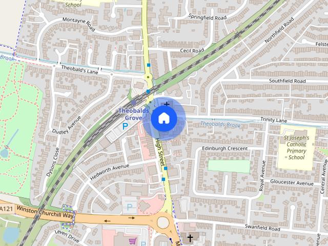 High Street, Waltham Cross, Hertfordshire, EN8